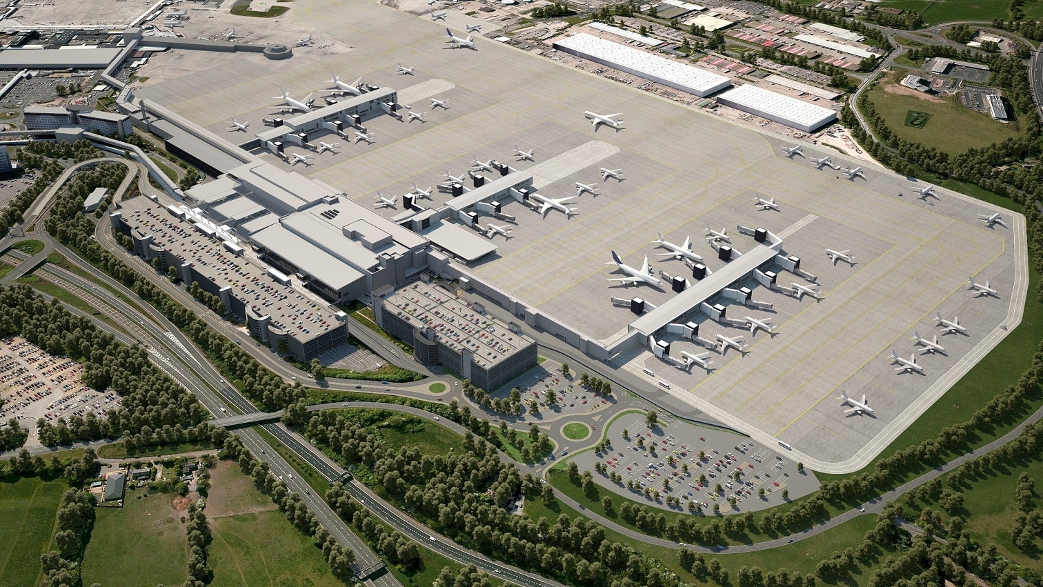 £1 billion transformation of Manchester Airport taking shape