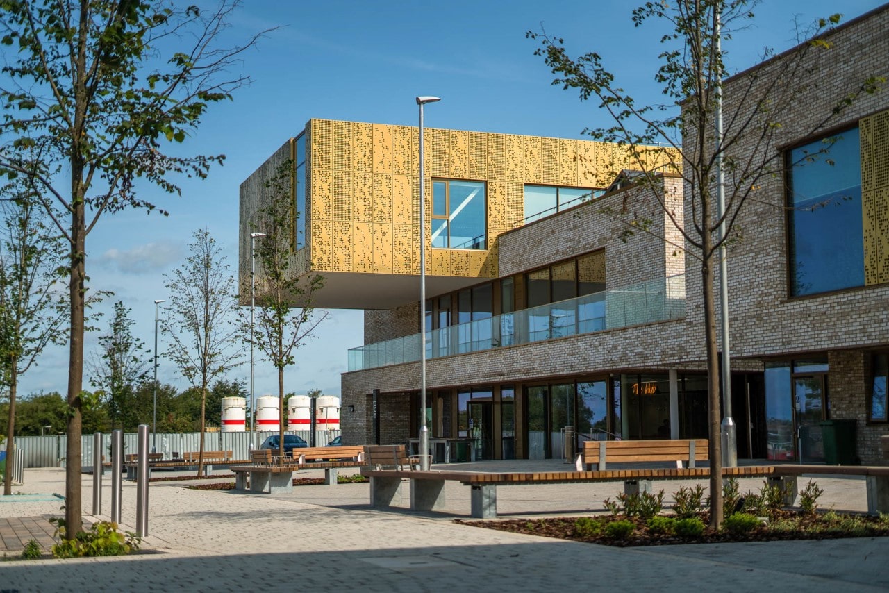 Community hub in Bath receives gold cladding - UK Construction Online