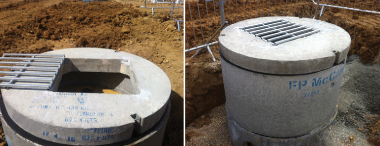 Safety solution for manhole construction on East Sussex housing development