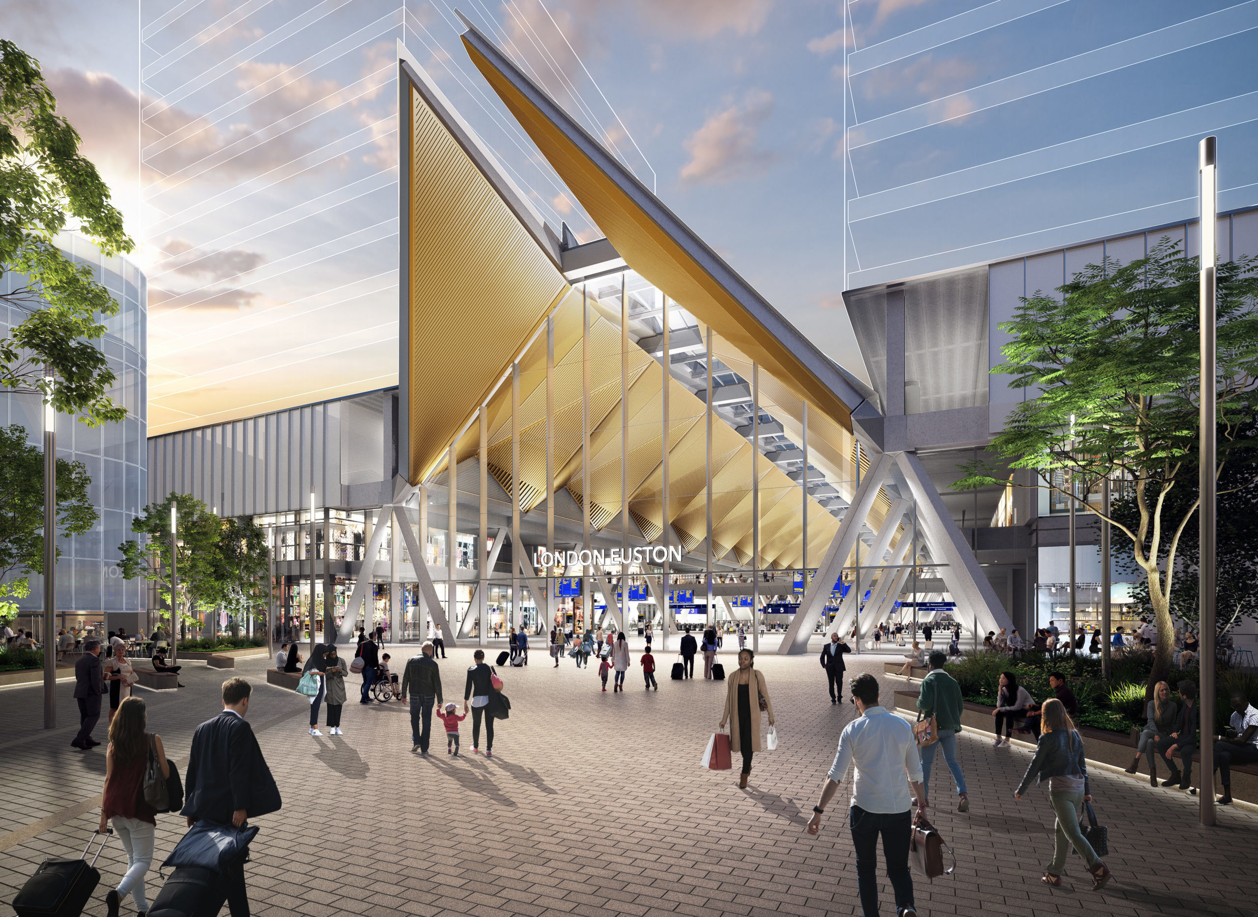 New designs for London Euston HS2 station - UK Construction Online