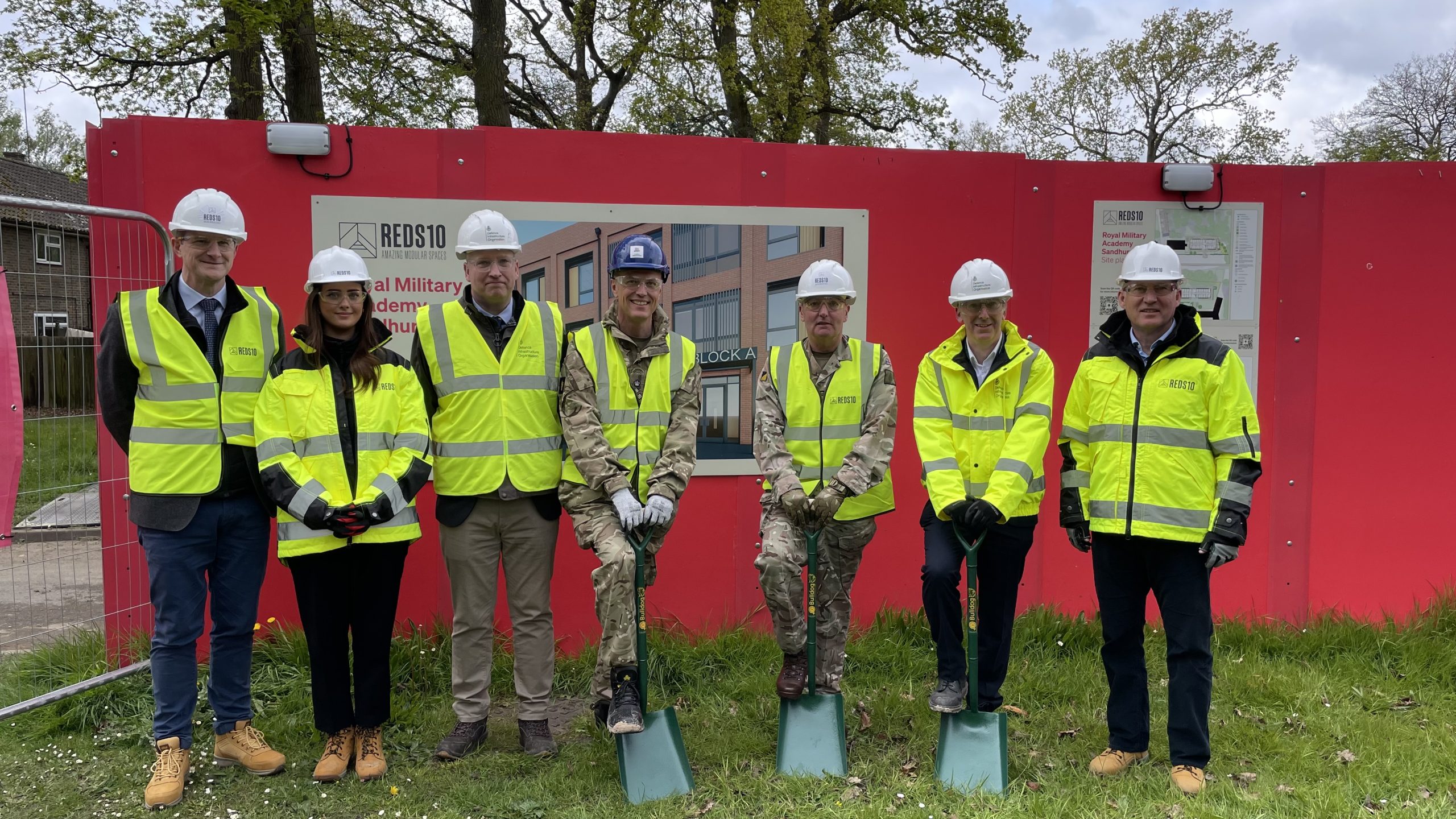 Ground-breaking for new Single Living Accommodation at Royal Military ...