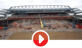 Liverpool FC Main Stand Development in Progress - New Anfield