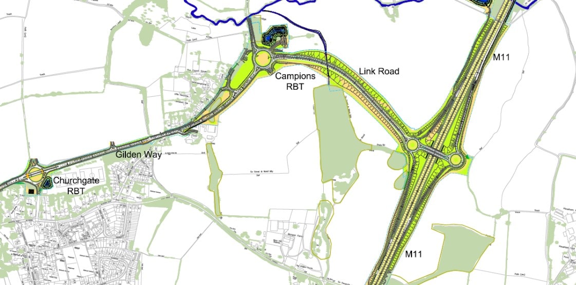 M11 and Gilden Way improvement scheme planned in Essex