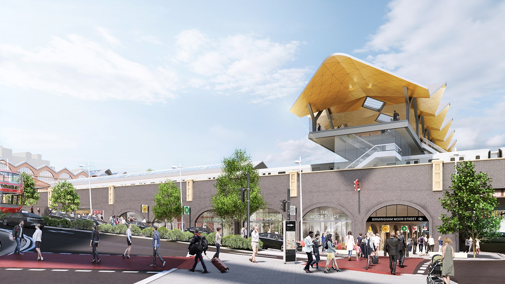 Striking new images of a future “world class” Birmingham Moor Street ...