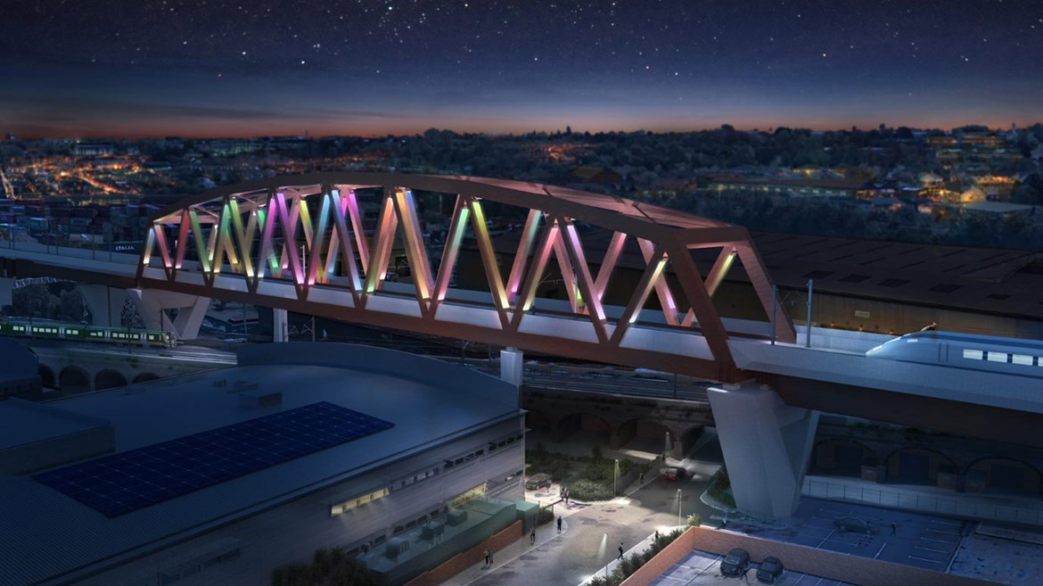 HS2’s “Bellingham Bridge” takes shape in Birmingham - UK Construction ...